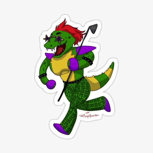 "Montgomery Gator Chibi " Sticker by Bloodypupil | Redbubble