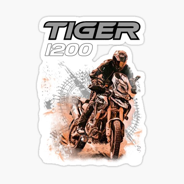 "Triumph tiger 1200 2022" Sticker for Sale by Evomotoarte | Redbubble