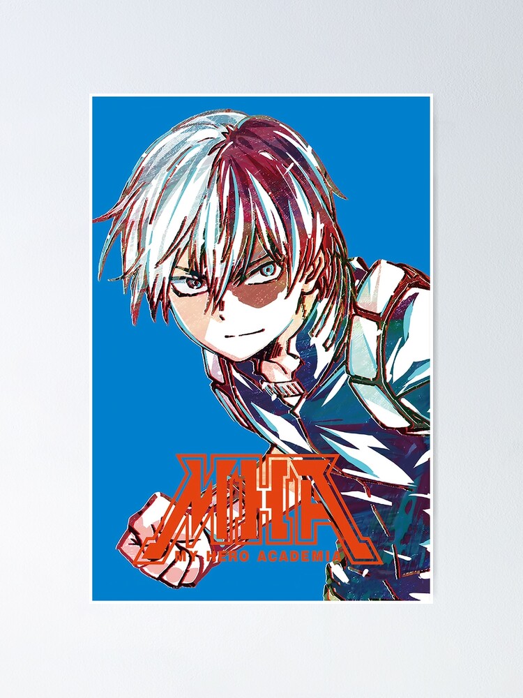"My Hero Academia - Shoto Todoroki" Poster for Sale by rinbi | Redbubble