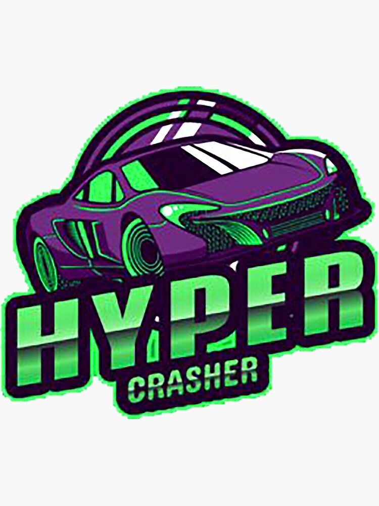 "hyper" Sticker by silasarman | Redbubble