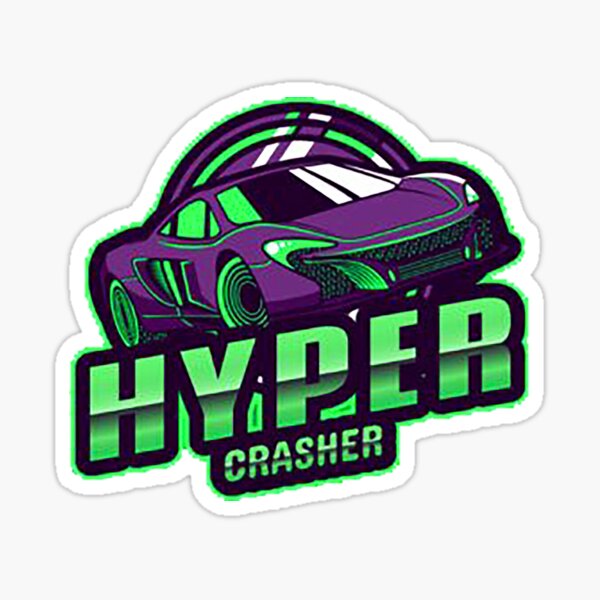 "hyper" Sticker by silasarman | Redbubble