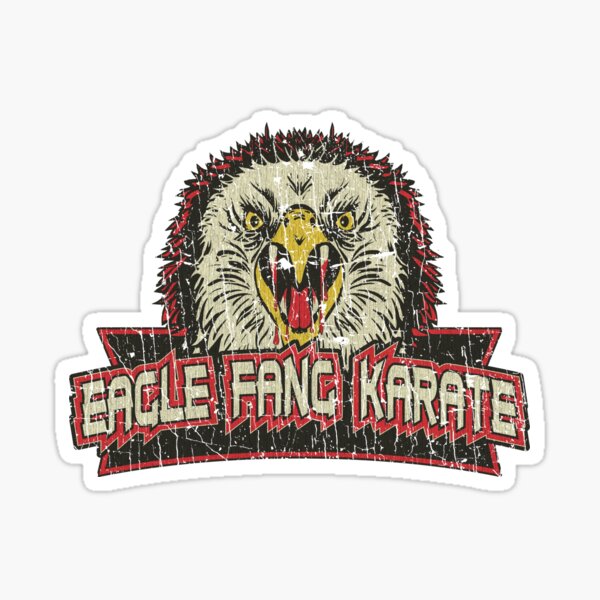 "Eagle Fang Karate 2018" Sticker by AstroZombie6669 | Redbubble