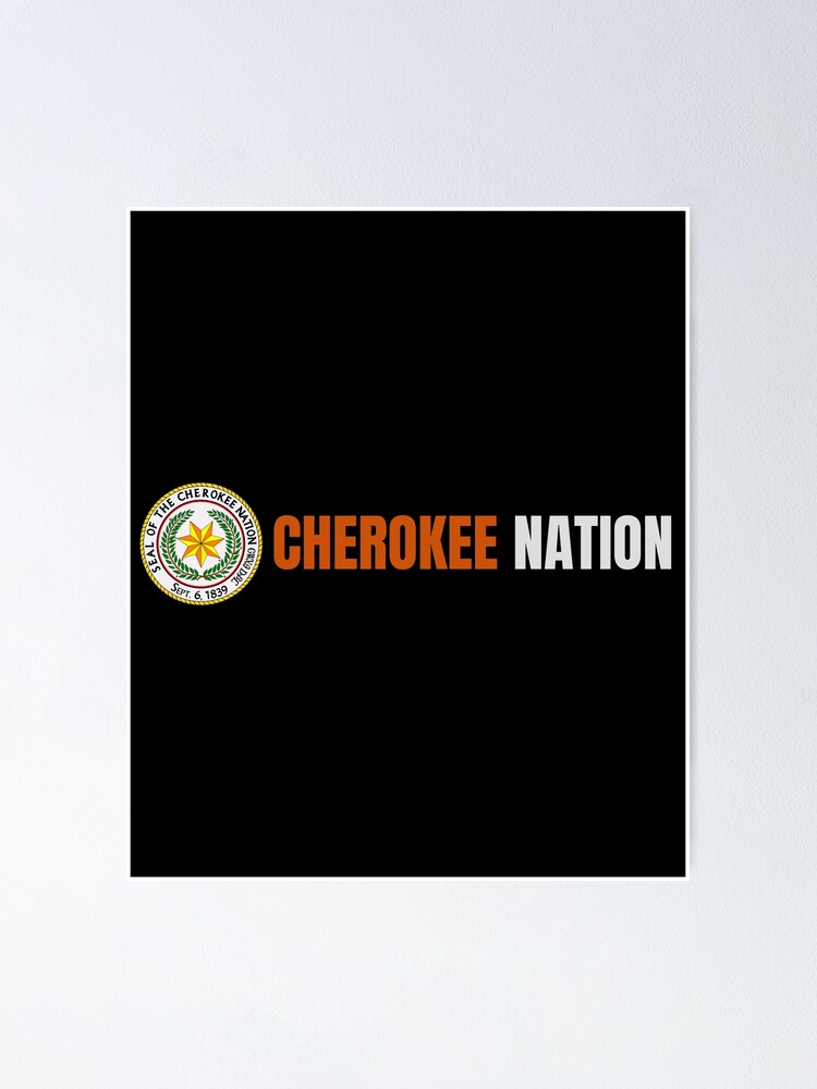 "cherokee nation seal" Poster for Sale by Tangoflow | Redbubble