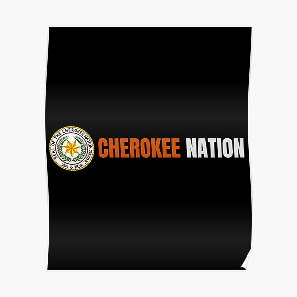 "cherokee nation seal" Poster for Sale by Tangoflow | Redbubble