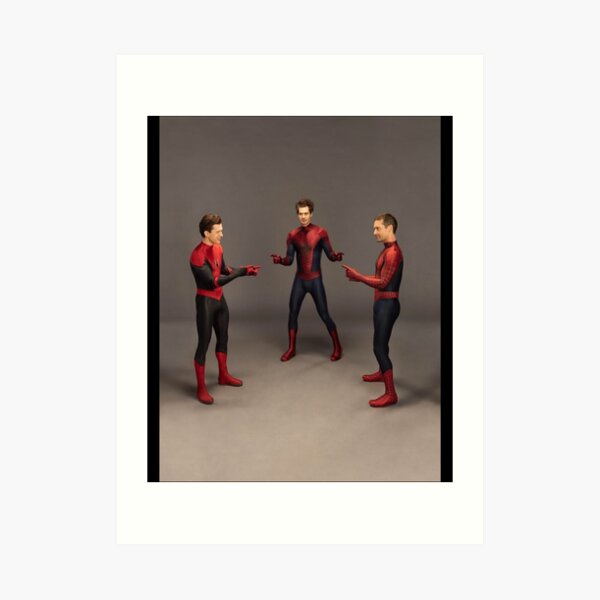 "Three Spiders Meme " Art Print for Sale by WalkingInNaturG | Redbubble