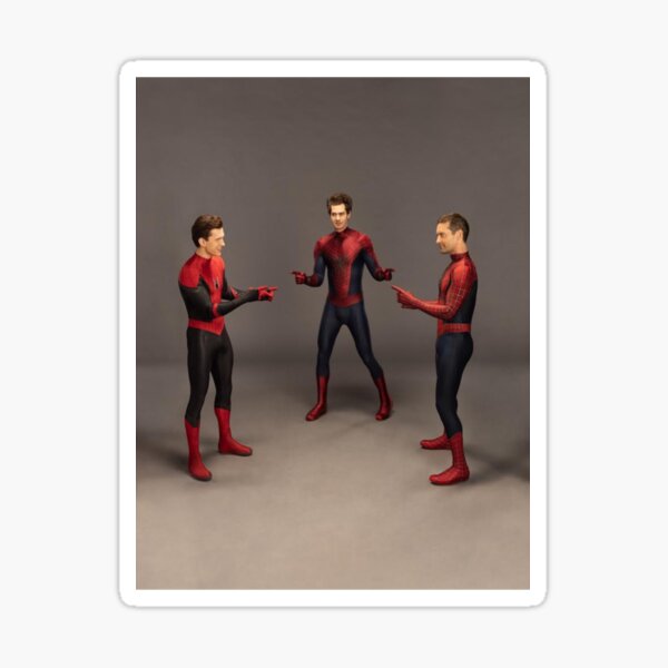 "Three Spiders Meme " Sticker by WalkingInNaturG | Redbubble