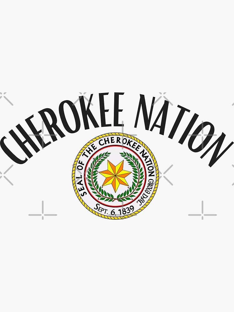 "cherokee nation insignia" Sticker by premiumdesign21 | Redbubble