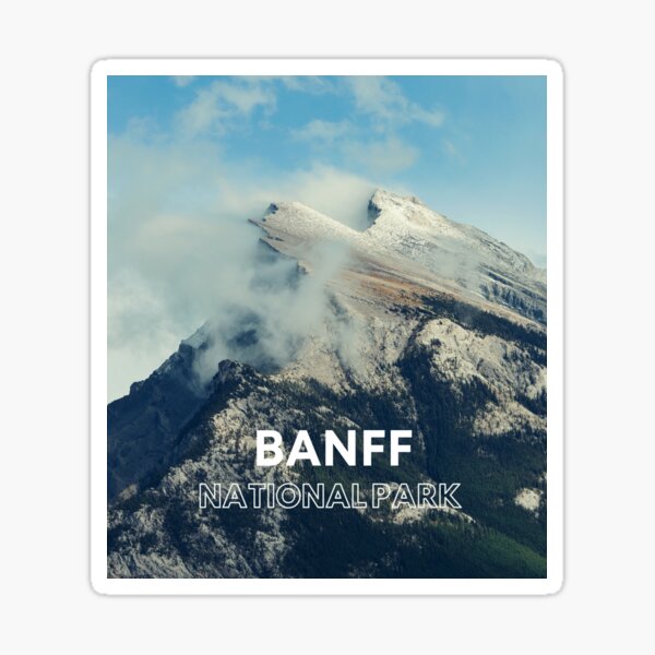 "Banff National Park" Sticker by JProducts123 | Redbubble