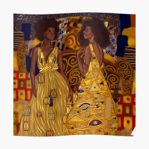 "POC Klimt inspired Artwork" Poster for Sale by AllyAmazing | Redbubble