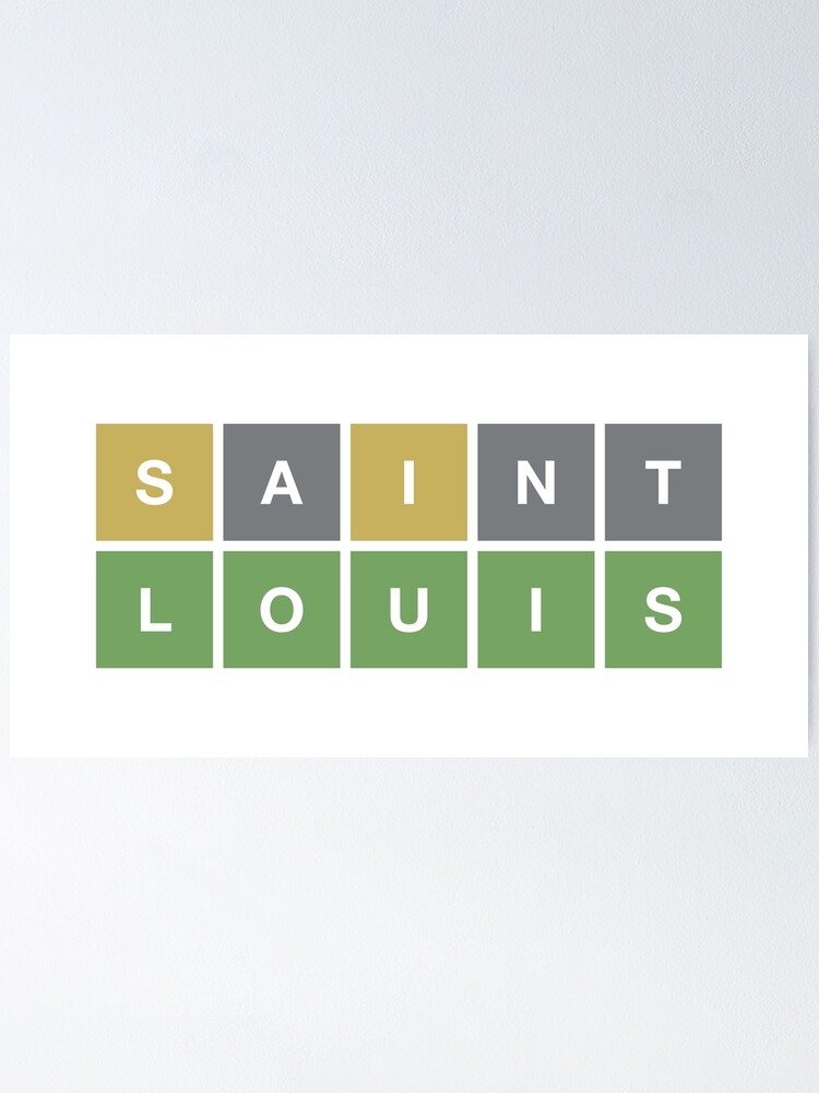 "Saint Louis" Poster for Sale by kule-designs | Redbubble