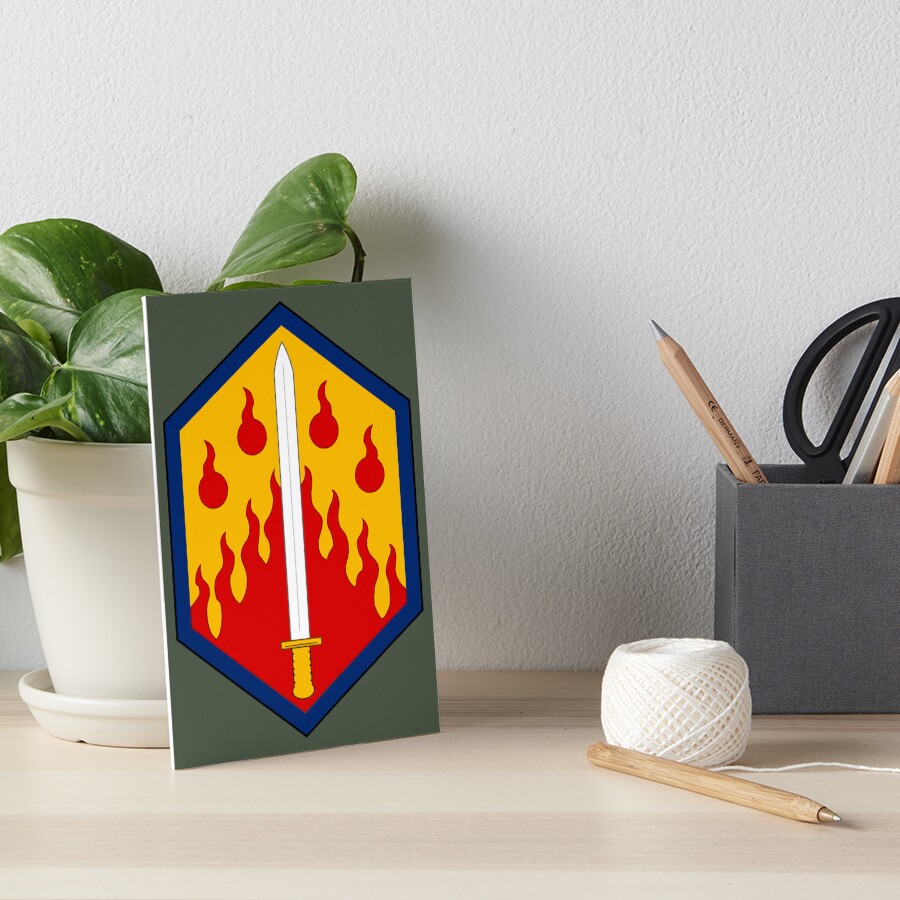 "48th Chemical Brigade (United States Army)" Art Board Print by ...