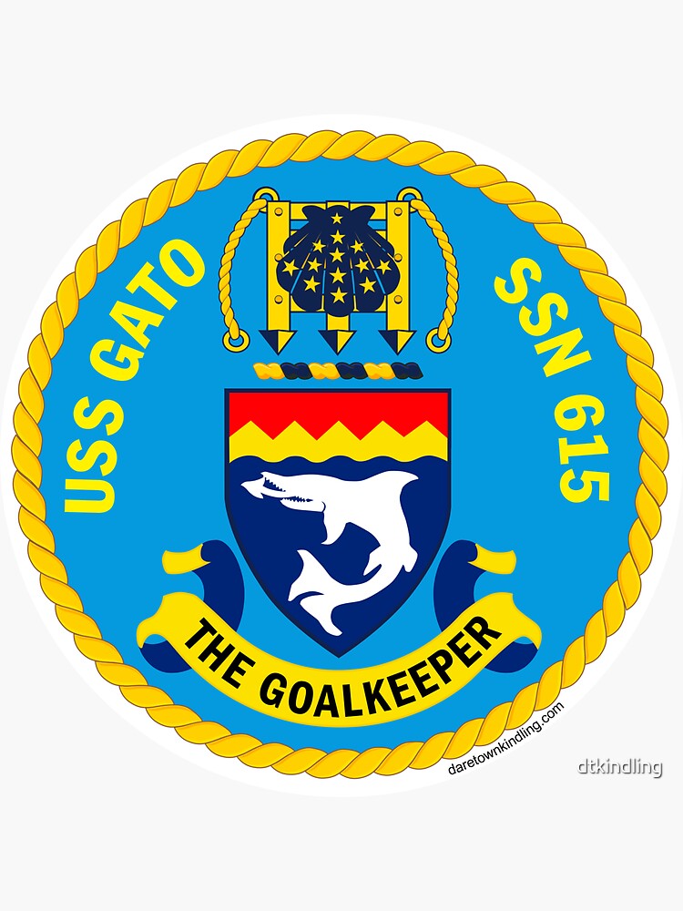 "SSN Gato 615 " Sticker for Sale by dtkindling | Redbubble