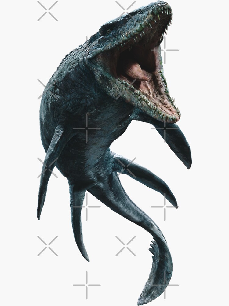 "Mosasaurus" Sticker by Adrielicious | Redbubble