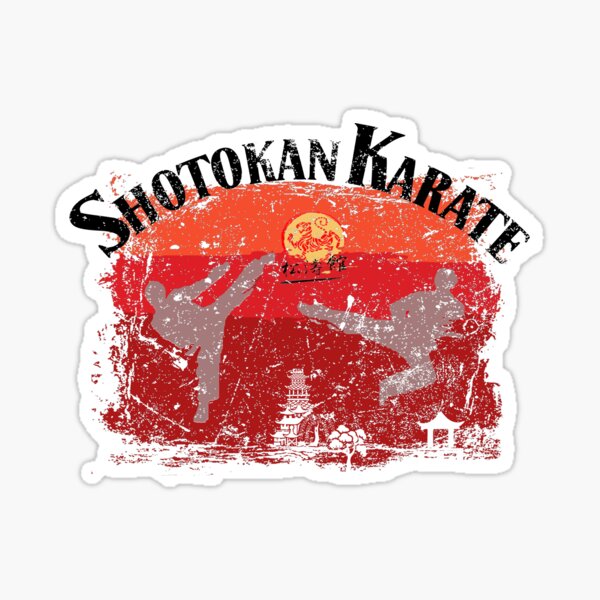 "Age Worn Vintage Shotokan Karate Dojo Sign, Retro Martial Arts Design ...