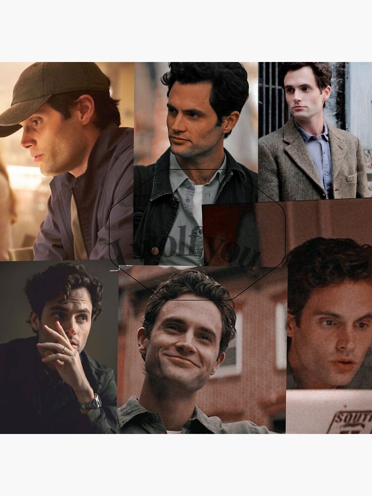 "Penn badgley" Sticker for Sale by AESTHETICMEN | Redbubble