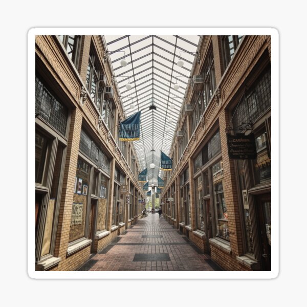 "Nickels Arcade" Sticker by perkinsdesigns | Redbubble
