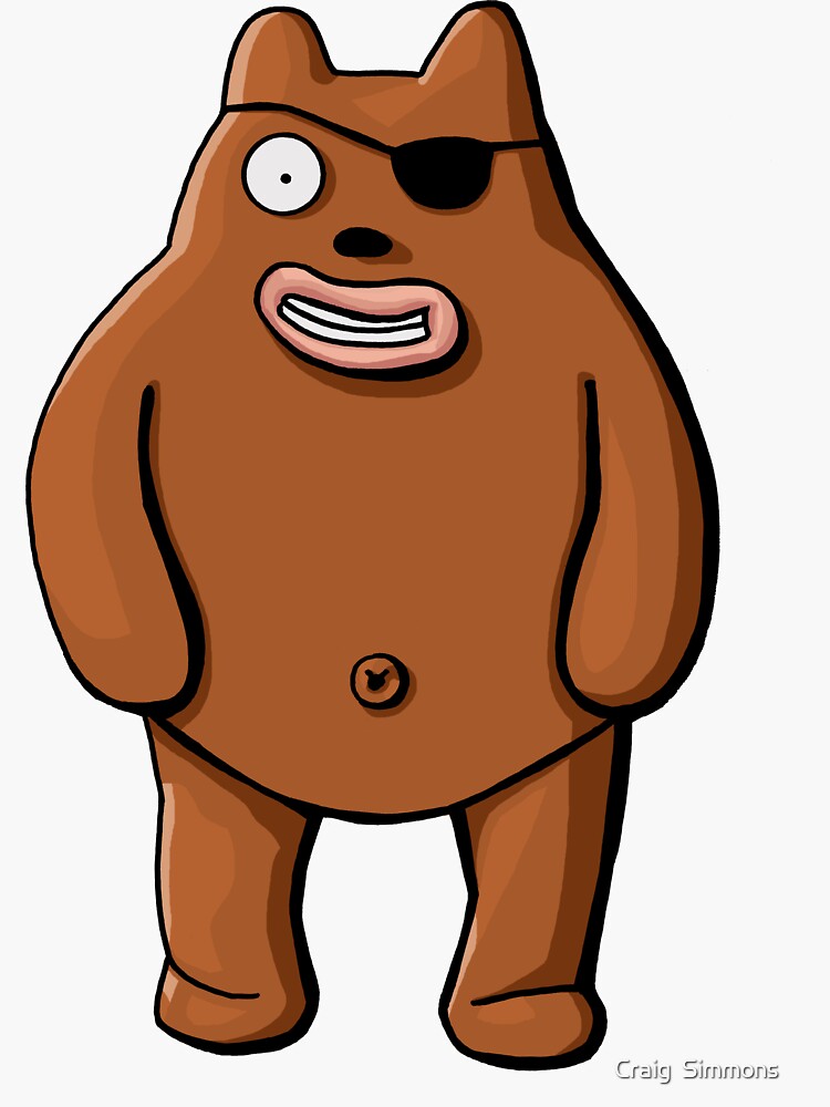 "Bad Bob from Rex The Runt" Sticker by csimmonsartist | Redbubble