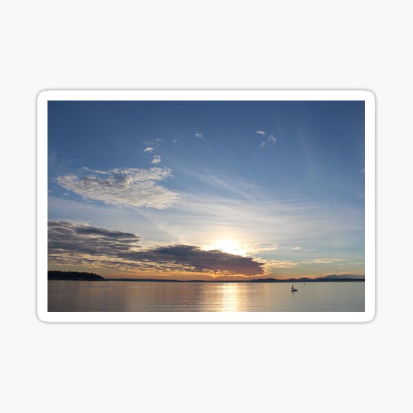 "Selling Sunset: Puget Sound, WA" Sticker for Sale by jemcc16 | Redbubble