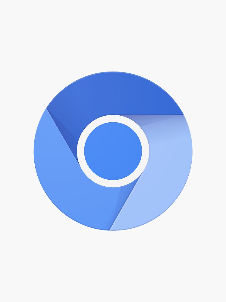 "Chromium Logo" Sticker for Sale by rimek | Redbubble