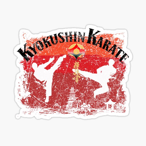 "Age Worn Vintage Kyokushin Karate Dojo Sign, Retro Martial Arts Design ...