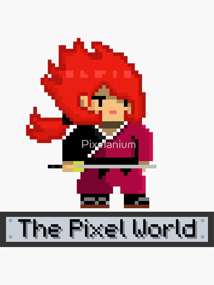 "Pixel Ronin" Sticker by Pixelanium | Redbubble
