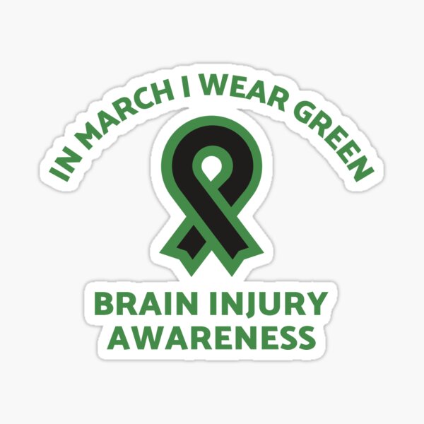 " Acquired Brain Injury" Sticker for Sale by art-fox | Redbubble