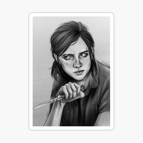 "Ellie Williams" Sticker for Sale by scarletcolour | Redbubble