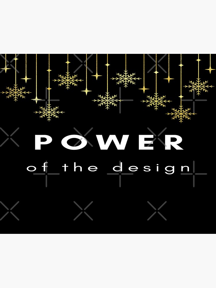 "power of design" Sticker by Hananmr | Redbubble