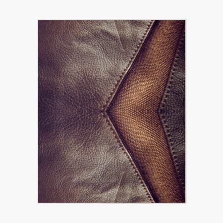 "Brown Leather Vintage skin animal Skin texture pattern" Art Board ...