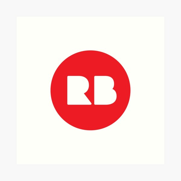 "Redbubble Logo" Art Print for Sale by Redbubble | Redbubble