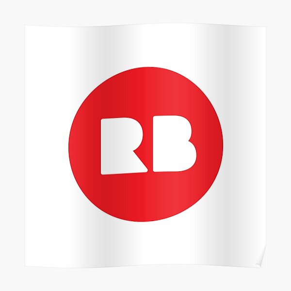 "Redbubble Logo" Poster for Sale by Redbubble | Redbubble
