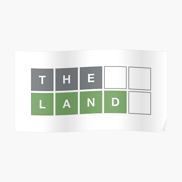 "The Land" Poster for Sale by kule-designs | Redbubble
