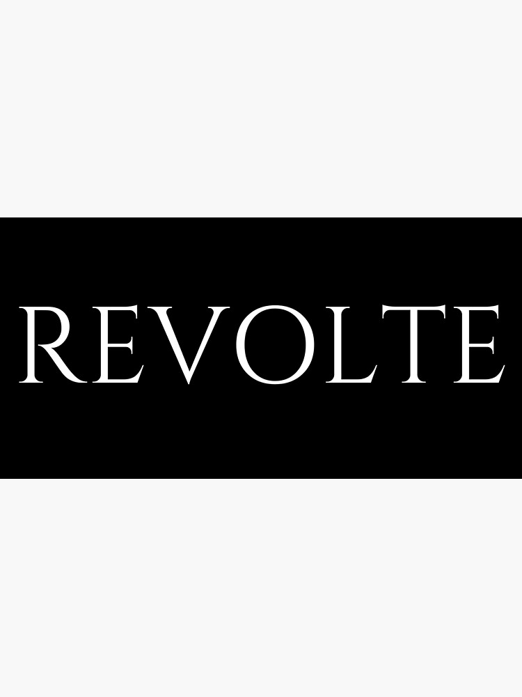 "Revolt" Poster for Sale by Stenline-France | Redbubble