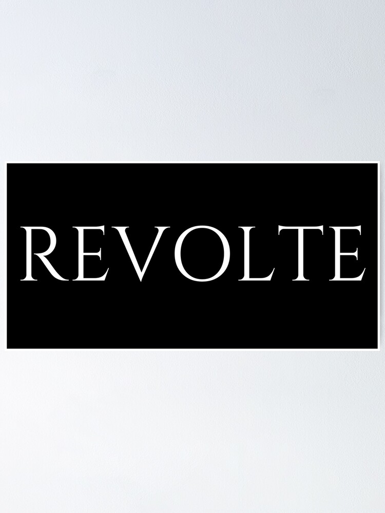 "Revolt" Poster for Sale by Stenline-France | Redbubble