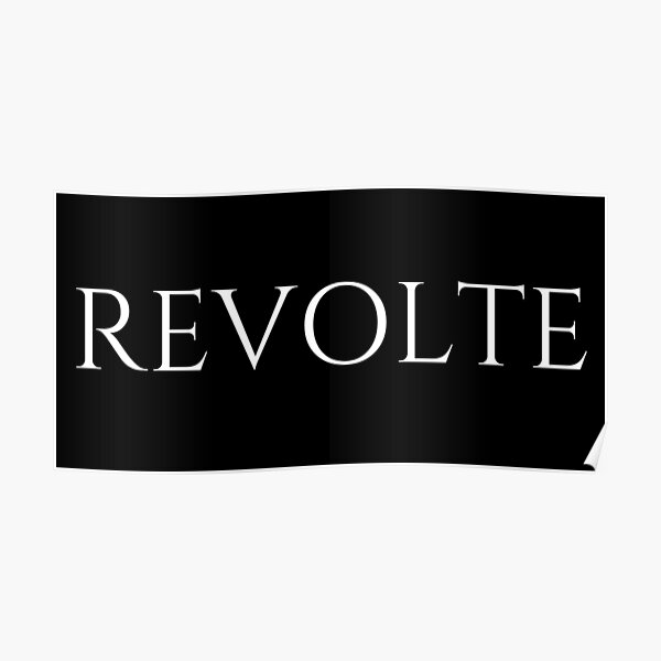 "Revolt" Poster for Sale by Stenline-France | Redbubble