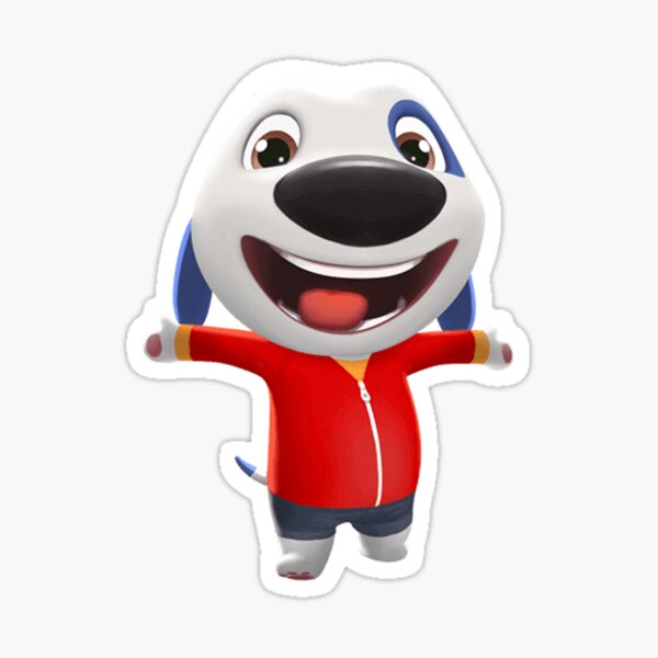 "My Talking Tom" Sticker by linalina01 | Redbubble