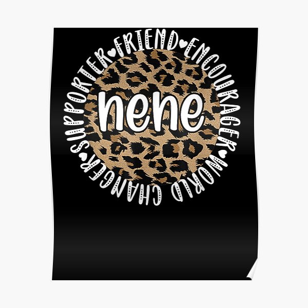 "Best Nene Grandmother Appreciation Nene Grandma" Poster for Sale by ...
