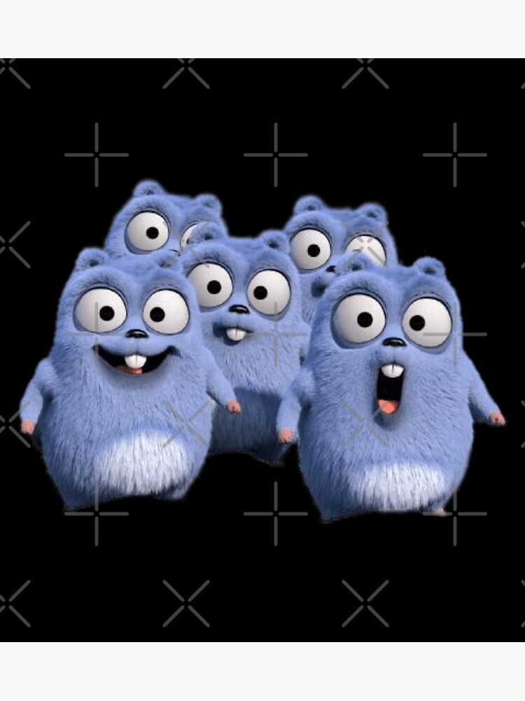 Póster «Lemmings felices Tabodi y Grizzy» de j-acob-s | Redbubble