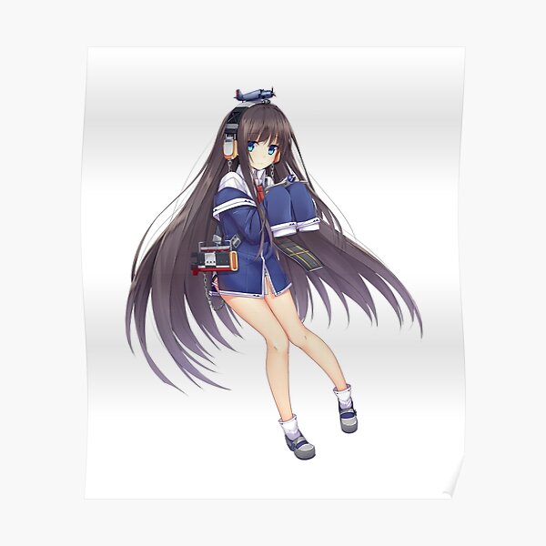 "Cute girl Azure lane" Poster by Rose-Ruland | Redbubble