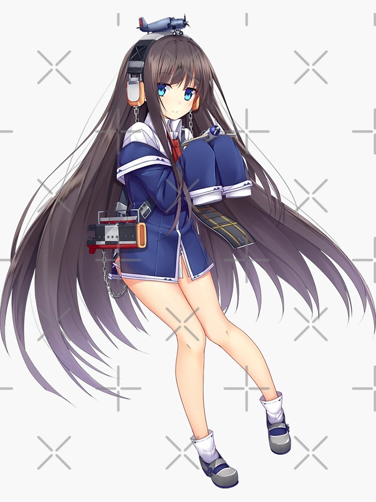 "Cute girl Azure lane" Sticker for Sale by Rose-Ruland | Redbubble
