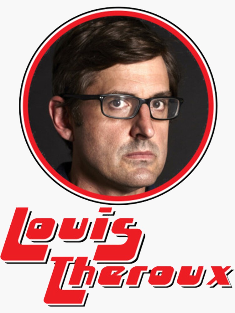 "Louis Theroux Groove Hero " Sticker by JayliRaid | Redbubble