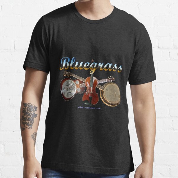 "Bluegrass" T-shirt for Sale by neonblade | Redbubble | guitar t-shirts ...