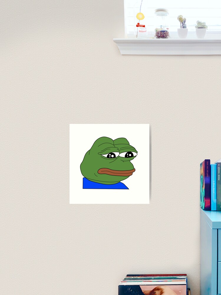 "FeelsBadMan - Meme" Art Print for Sale by Brainstormed | Redbubble