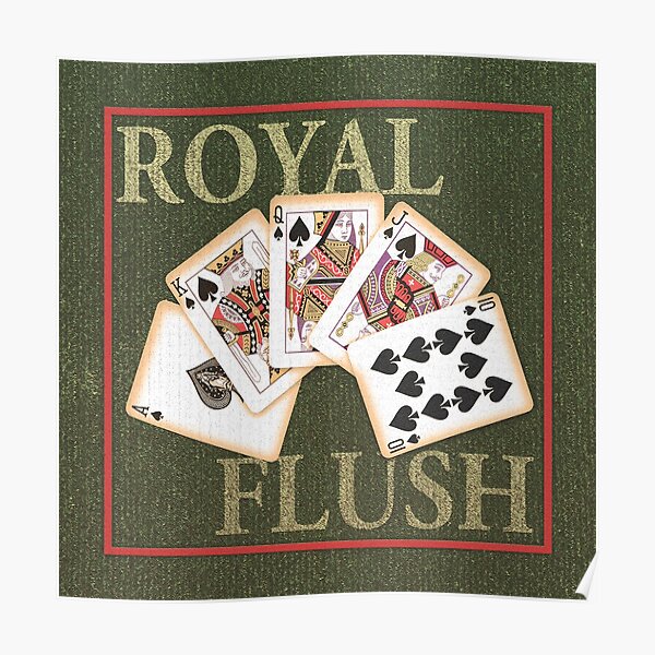 Royal Flush Wall Art | Redbubble