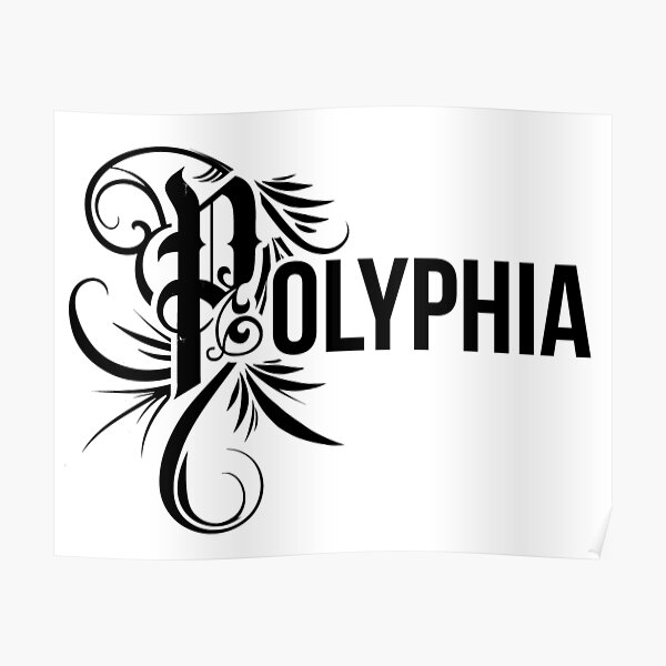"Polyphia" Poster for Sale by clairmartin | Redbubble