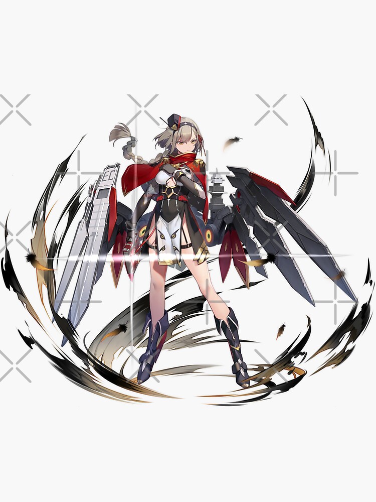 "Cute girl Azure lane" Sticker for Sale by Rose-Ruland | Redbubble
