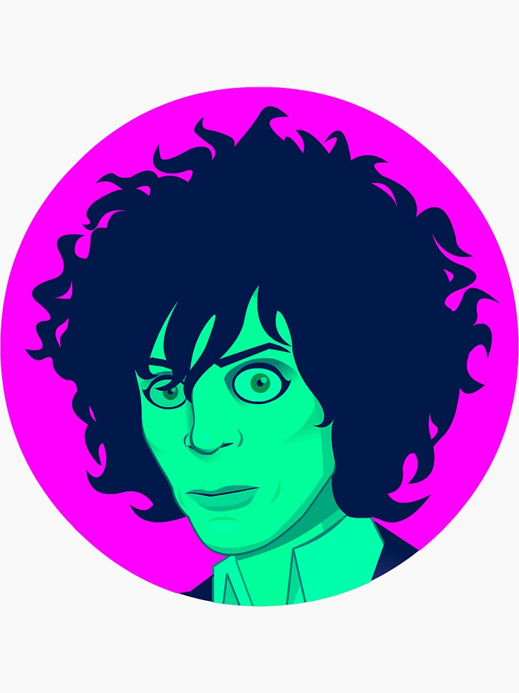 "SYD BARRETT - Stephen Bobinski" Sticker for Sale by STEPHEN BOBINSKI ...