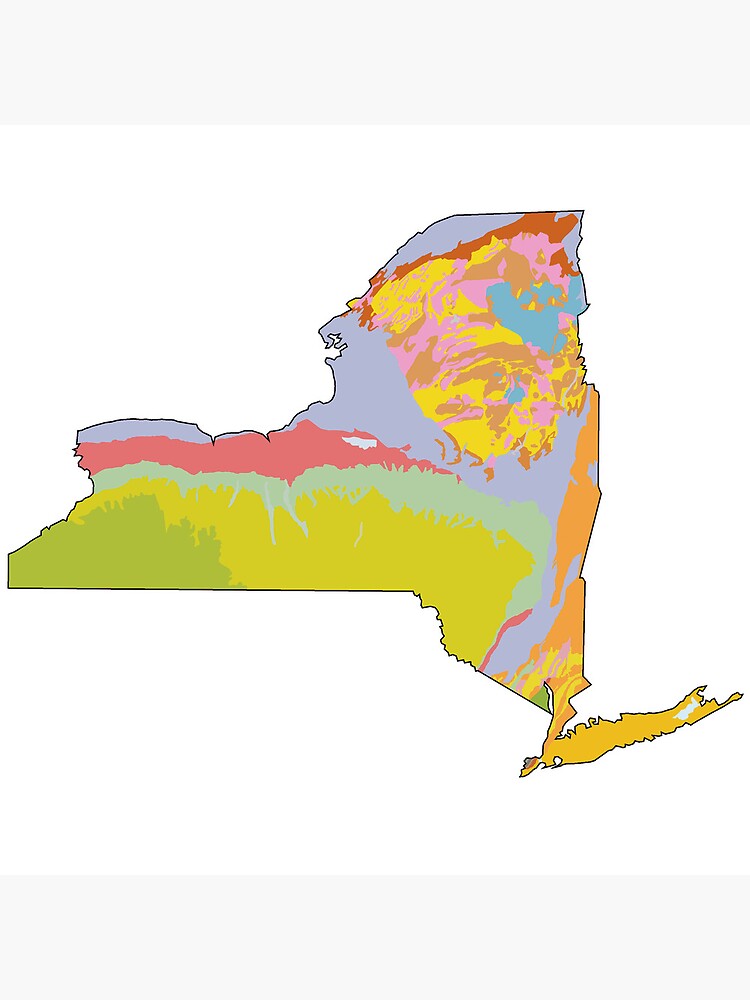 New York Geological Map Map : Surficial Geology Of The Delmar