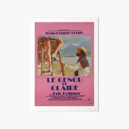 "Éric Rohmer's Claire's Knee 1970 upscaled" Art Board Print by ...
