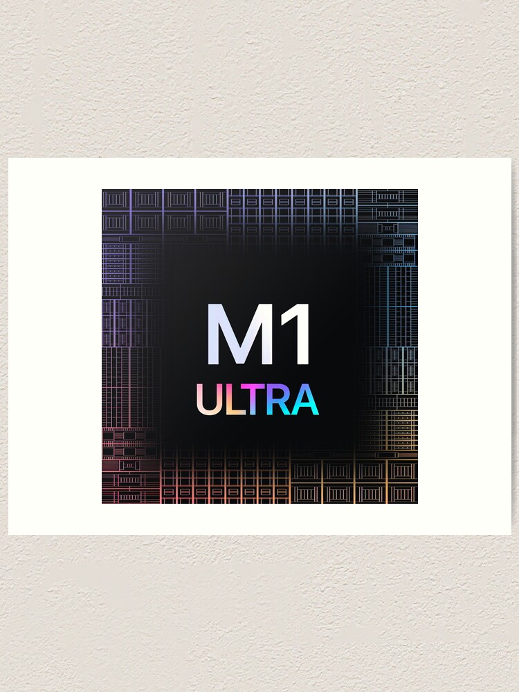 "Apple M1 Ultra Logo" Art Print for Sale by ThunderRuler | Redbubble